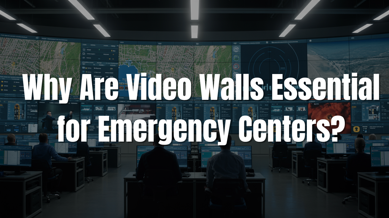 Why Are Video Walls Essential for Emergency Centers? - iSEMC